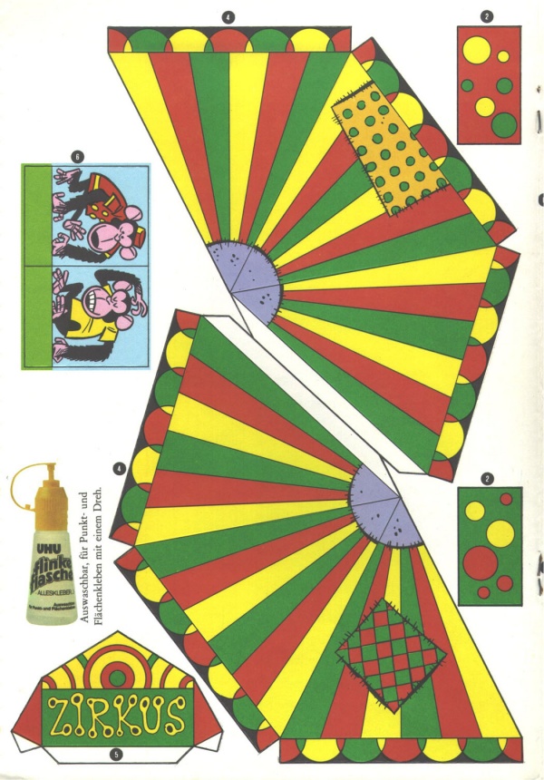 Bastelbogen: Zirkus – Kaukapedia Bastelbogen: Zirkus – Kaukapedia