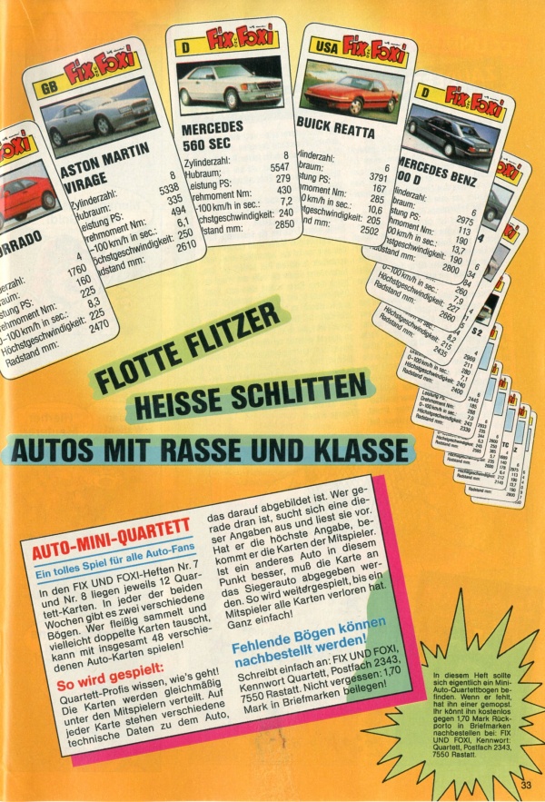 Bastelbogen: Auto-Mini-Quartett – Kaukapedia